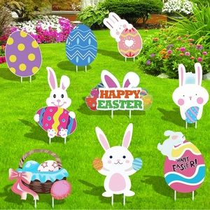Easter | Holiday | New Easter Cardboard Cutout Yard Signs | Poshmark